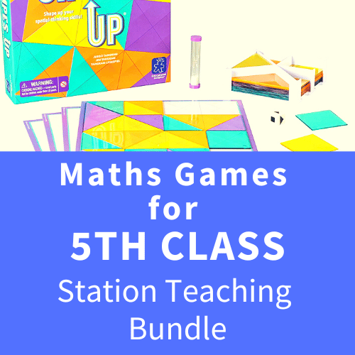Maths Games for 5th Class - Station Teaching Bundle