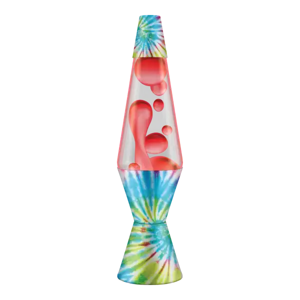 14.5 Pinwheel Tie Dye LAVA Lamp
