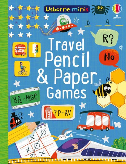 Travel Pencil and Paper Games Usborne Minis | Cogs Toys & Games Ireland
