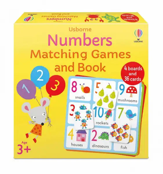 Numbers Matching Games and Book | Cogs Toys & Games Ireland