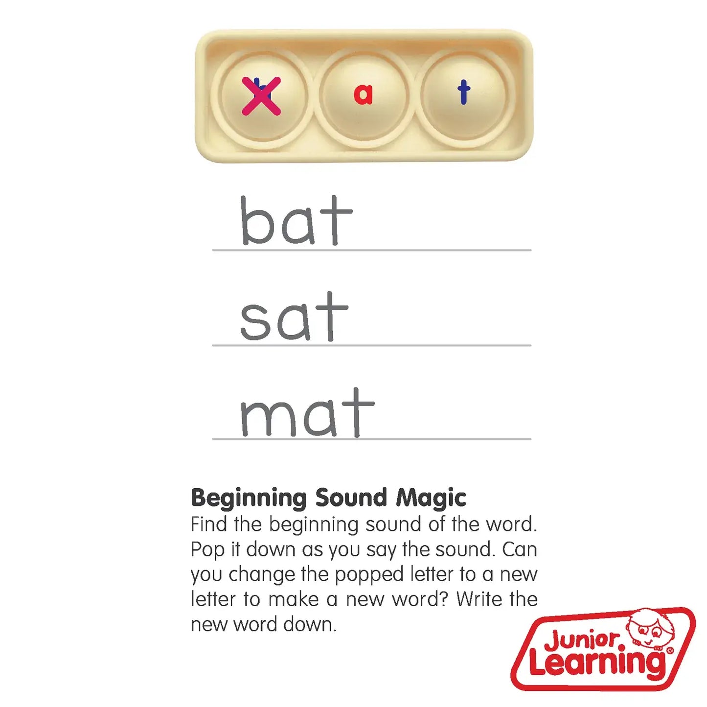 CVC Bubble Boards - Junior Learning | Cogs Toys & Games Ireland