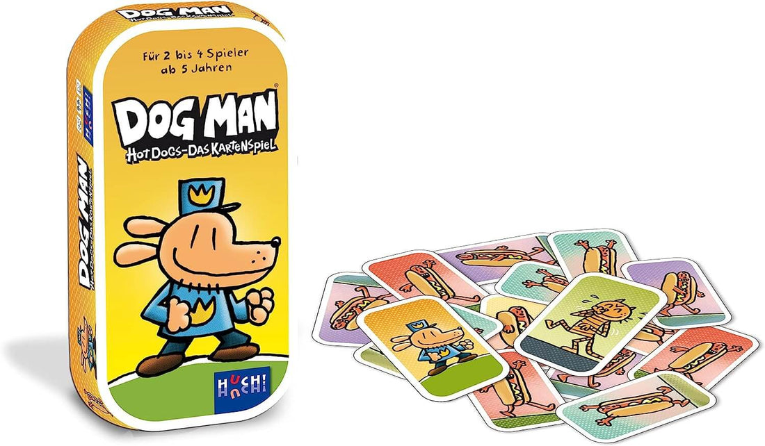 Dog Man Hot Dog Card Game Tin