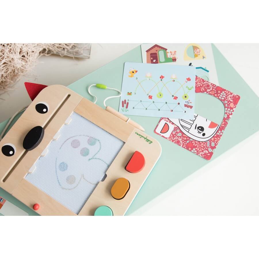 Magical Slate Louis the Wolf Janod | Cogs Toys & Games Ireland