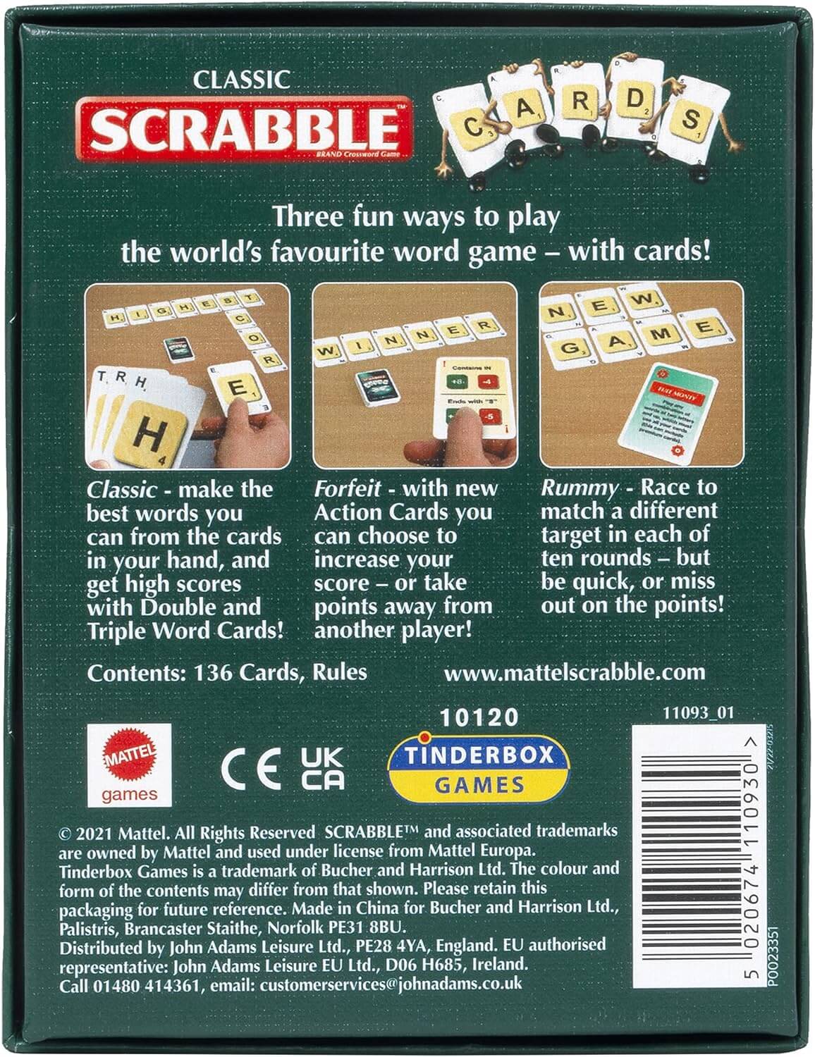 Scrabble Cards | Cogs Toys & Games Ireland