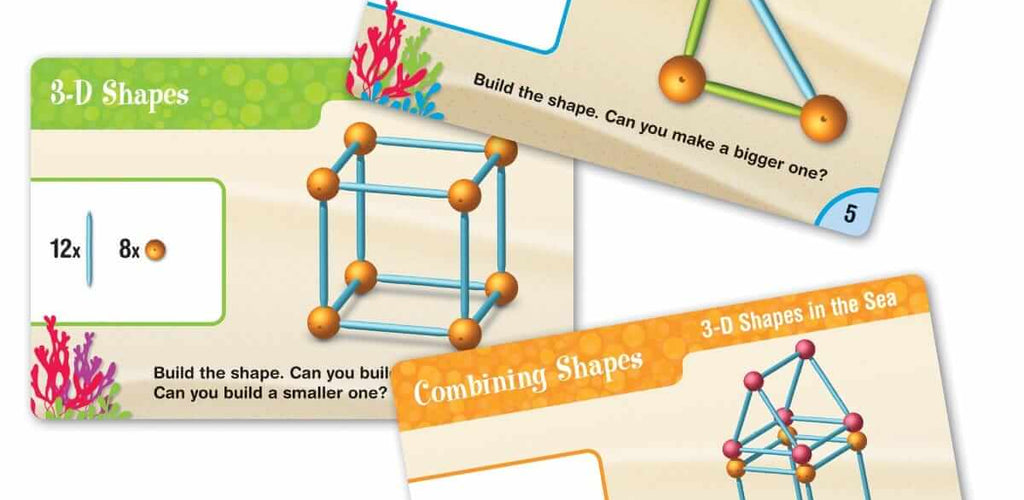 Learning Resources Dive into Shapes! A "Sea" and Build Geometry Set
