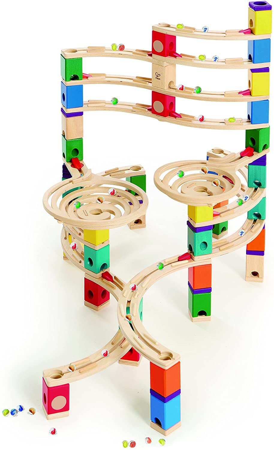 THE ULTIMATE Quadrilla Marble Run Cyclone Hape | Cogs Toys & Games Ireland