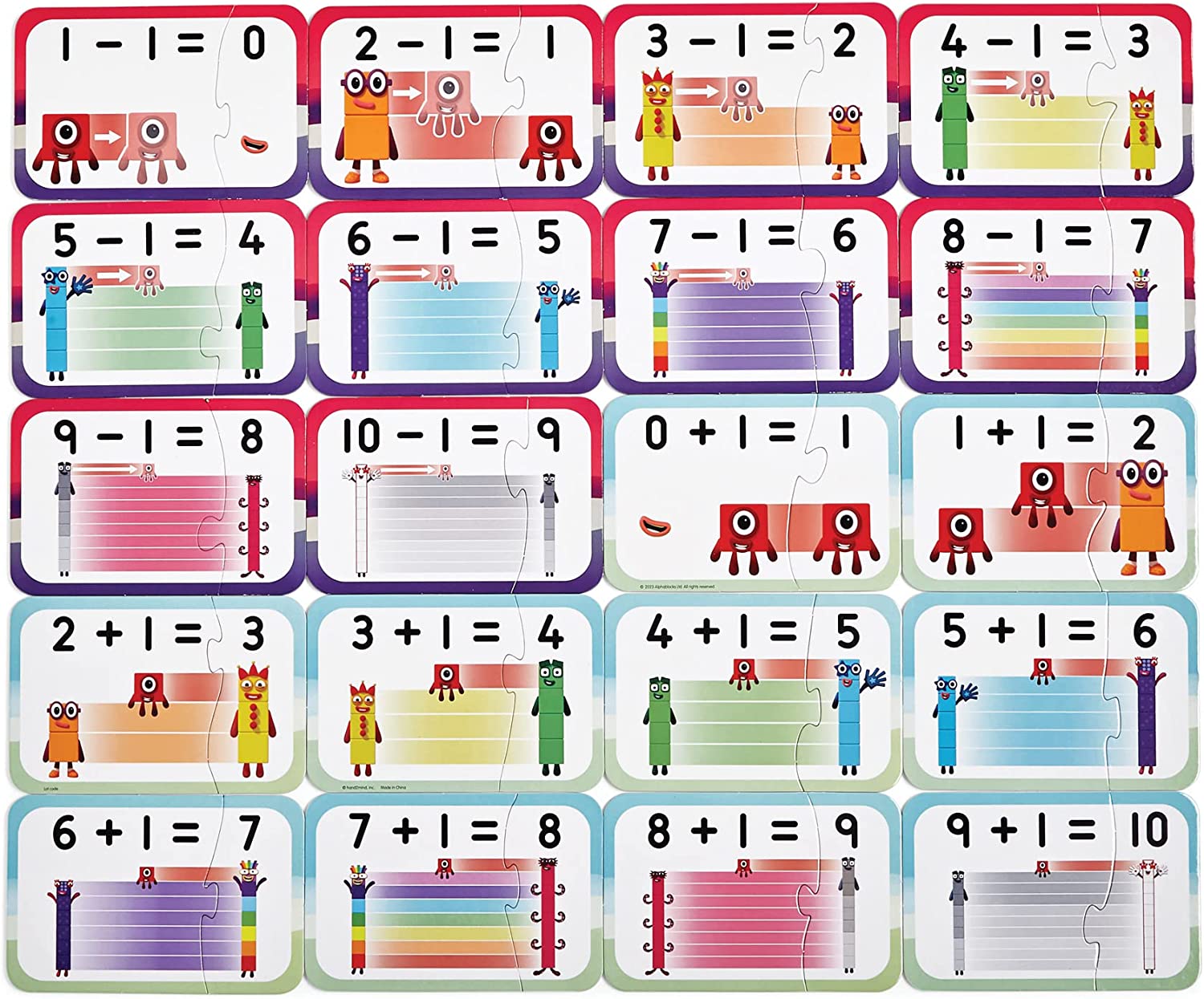 Numberblocks Adding and Subtracting Puzzle Set | Cogs Toys & Games Ireland