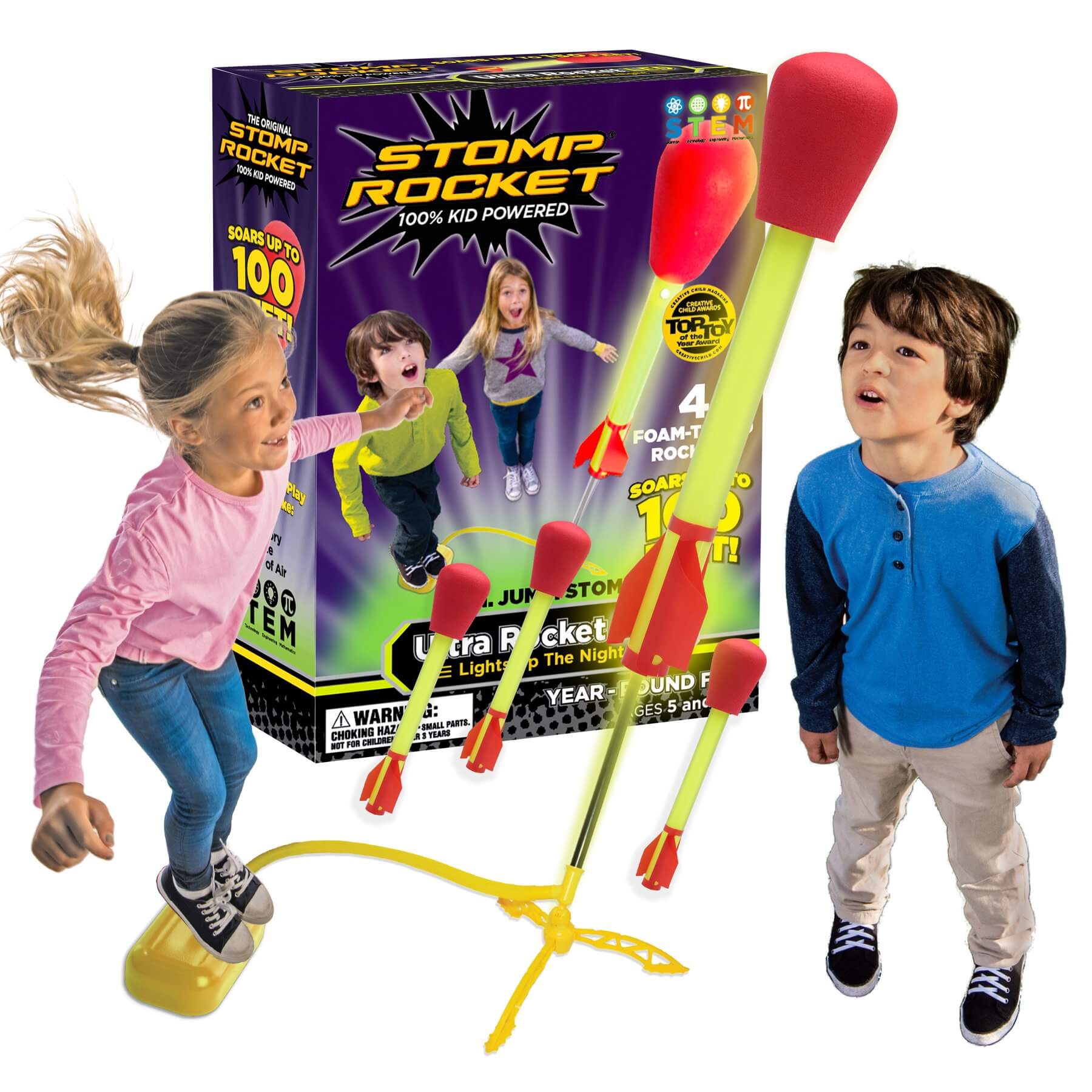 Stomp Rocket Ultra LED Outdoor Toy | Cogs Toys & Games Ireland