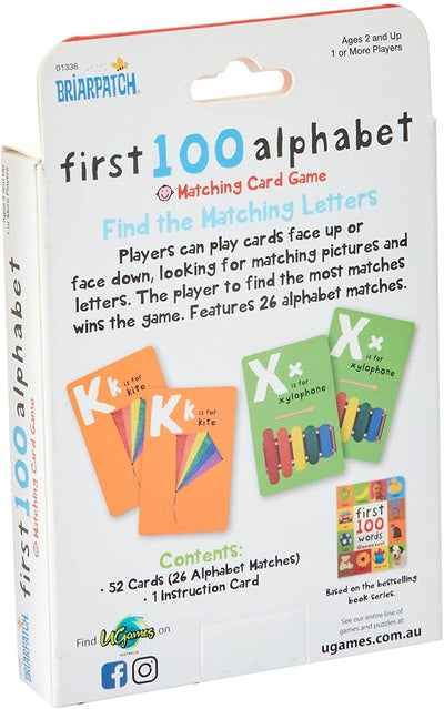 First 100 Alphabet Matching Card Game | Cogs Toys & Games Ireland