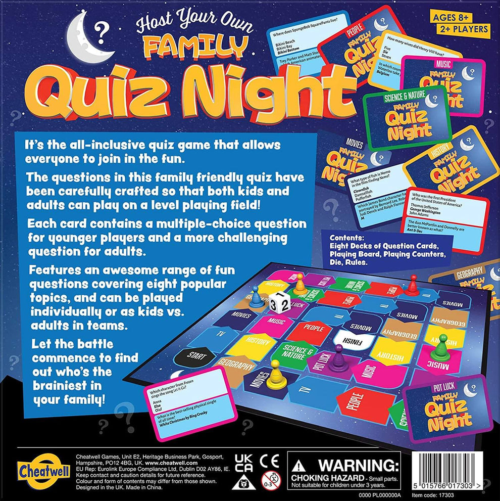 Family Quiz Night | Cogs Toys & Games Ireland
