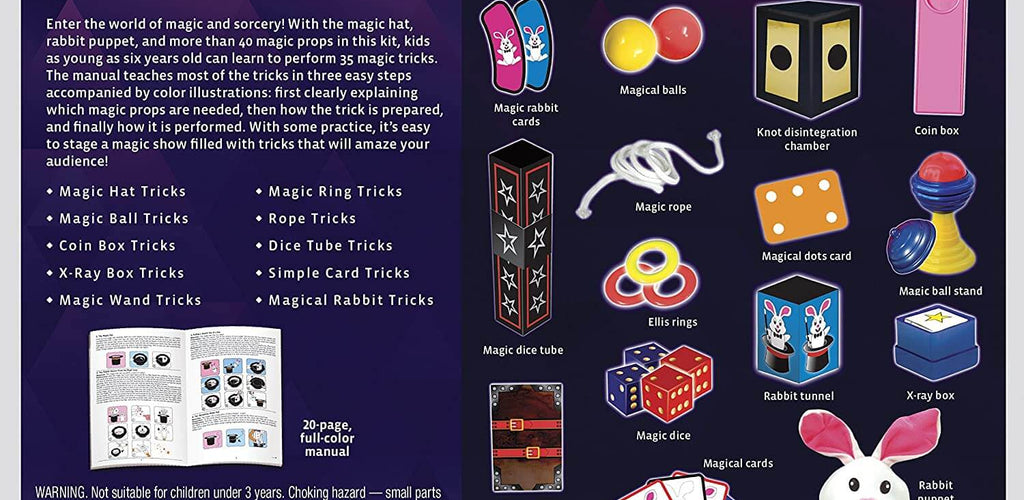 Magic Hat with 35 Tricks Set