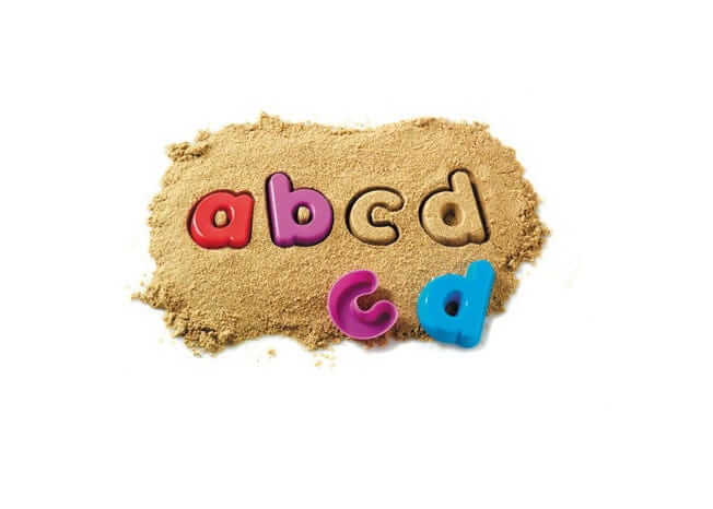 Sand Moulds - Lowercase Alphabet | Cogs Toys & Games Ireland